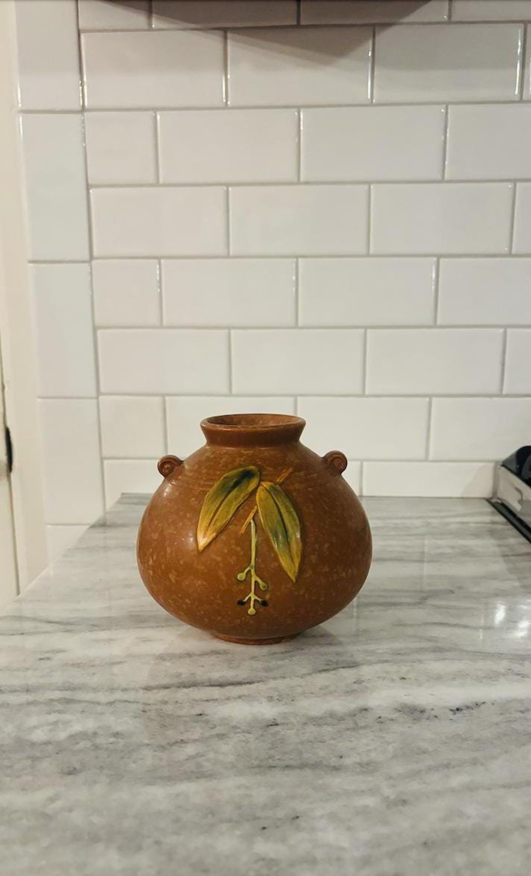 Weller Cornish Rust Vase - Etsy