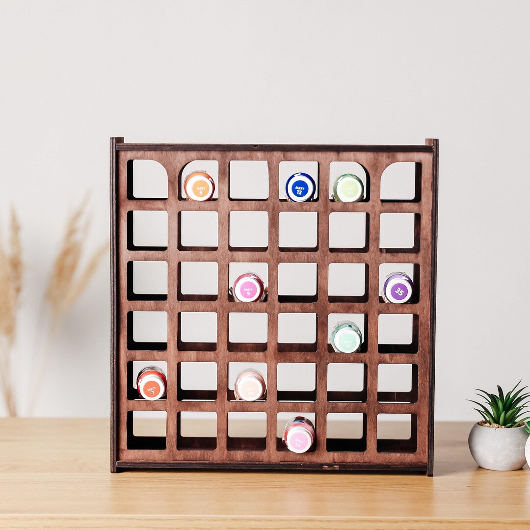 Paint Bottle Storage, Acrylic Paint Stand, Craft Paint Storage Rack ...