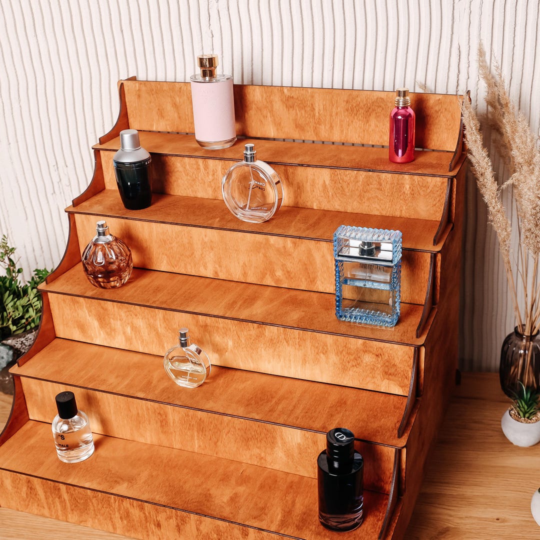 Retail Table Display Stand, Wood Display Shelf, Portable Retail Table ...