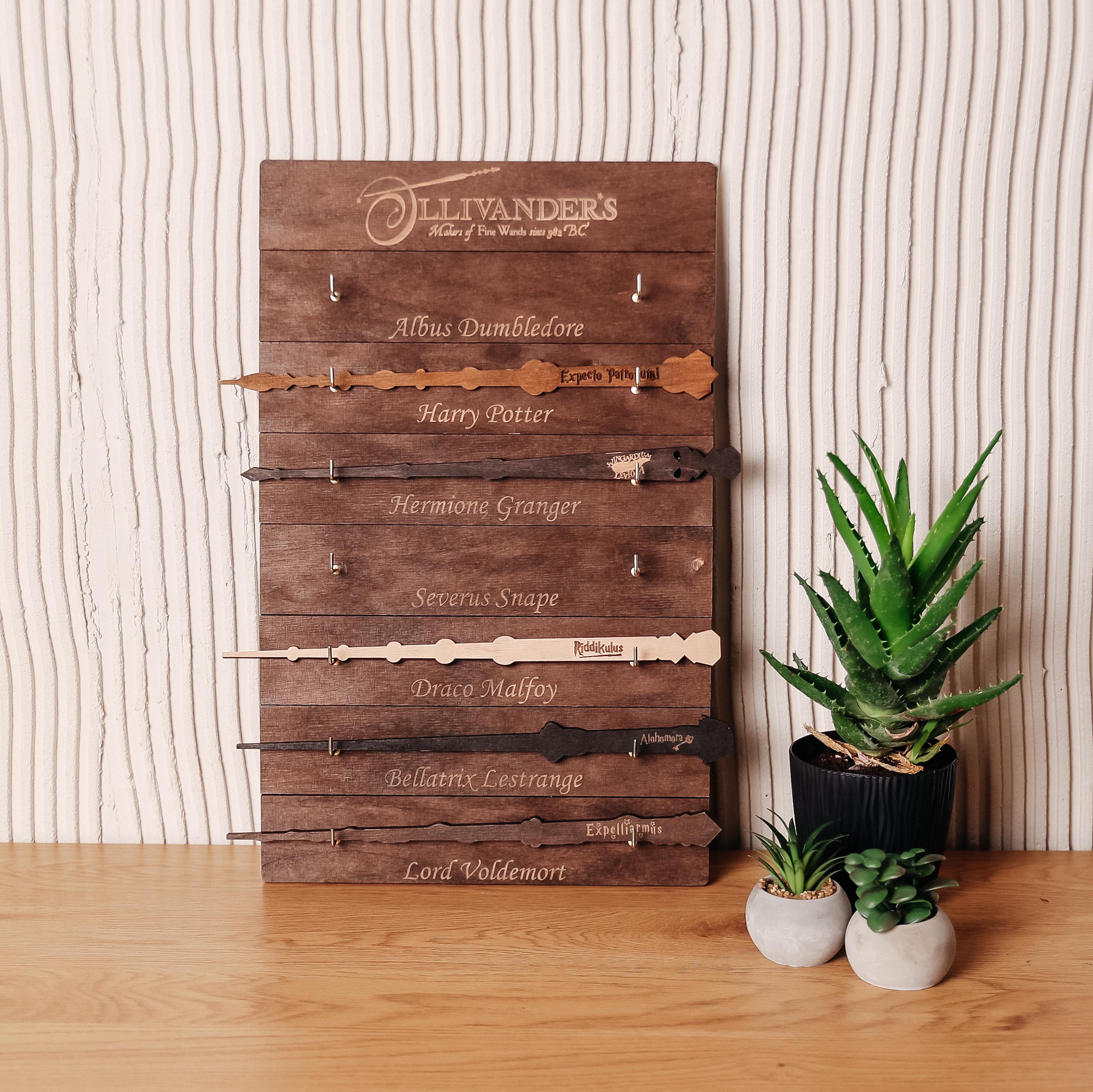 Wand Custom Display, Wizard Wand Wall Holders, Wand Display Stand Wood ...