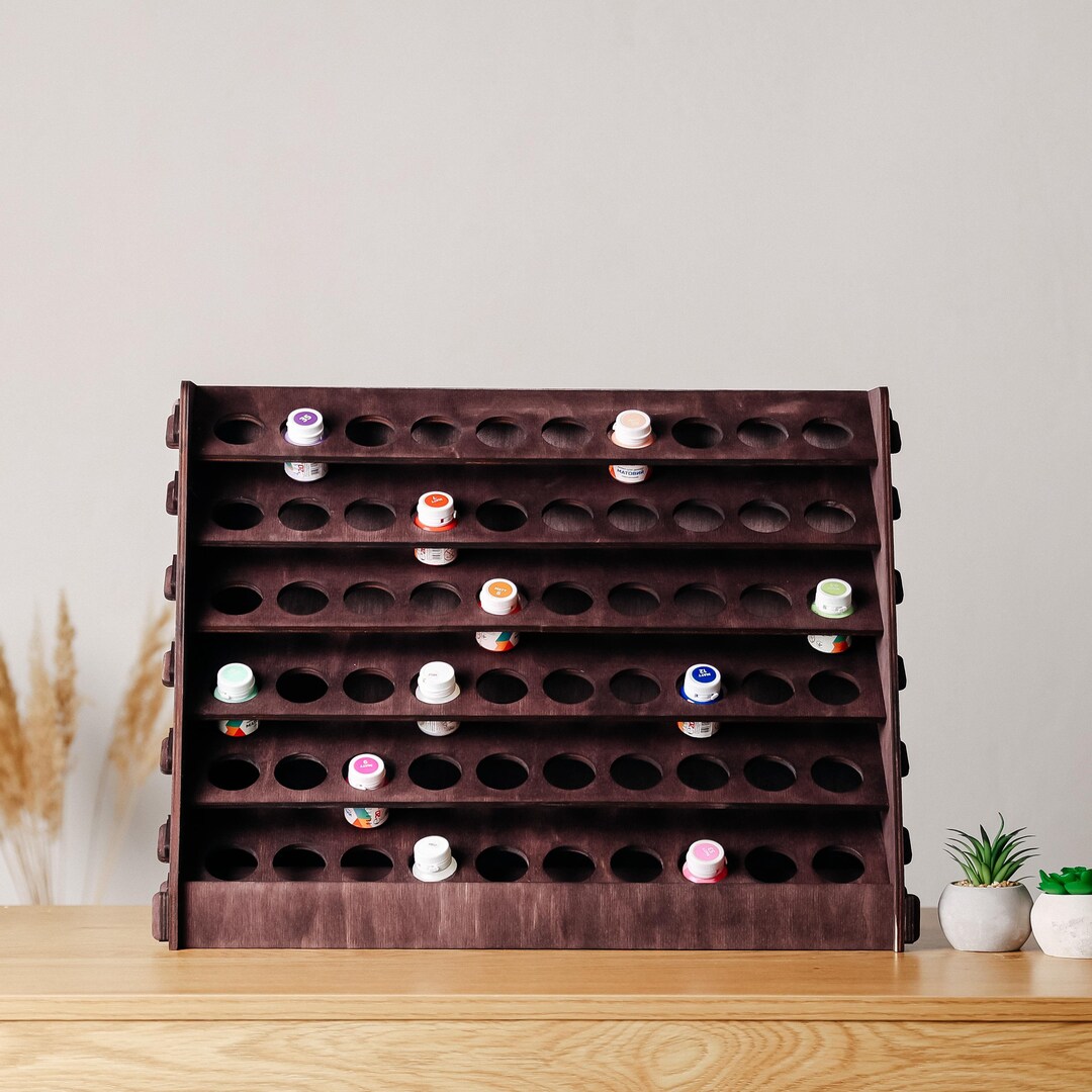 Citadel Paint Rack, Citadel Paint Pot Holder, Wood Paint Stand, Paint ...