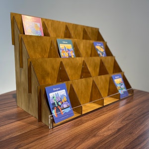 Greeting Card Display for Retail, Tiered Display Stand, Greeting Card ...
