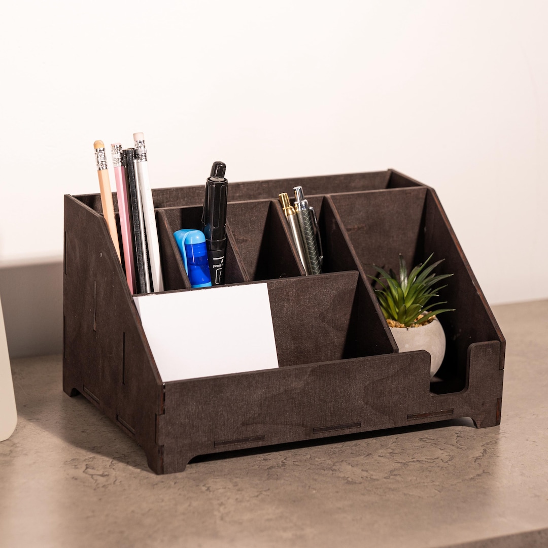 Desk Organizer, Custom Table Organizer, School and Office Supplies ...