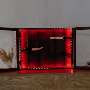 Knife Display Case, Knife Display Stand, Led Knife Display Cabinet ...