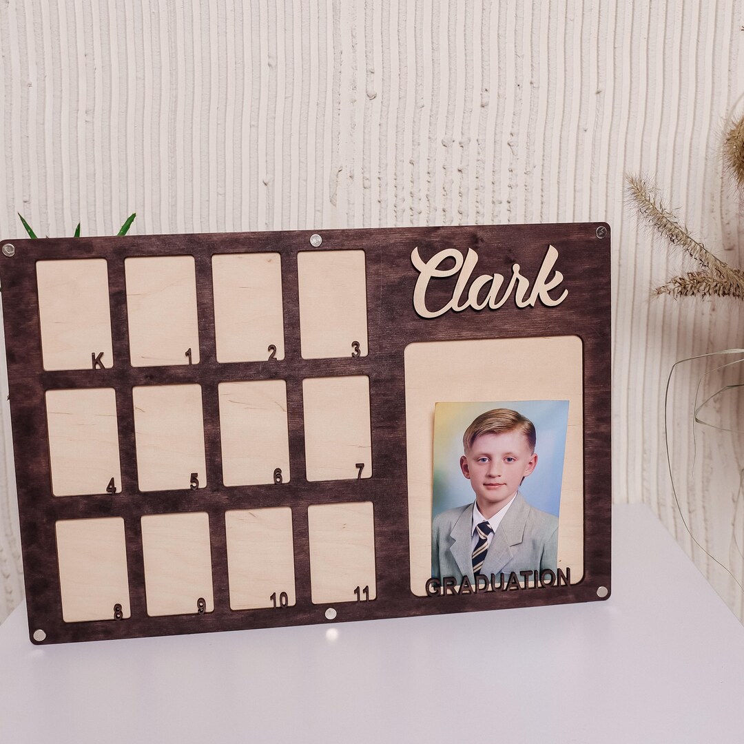 School Picture Frame PK 12, Graduation Picture Frame, School Years ...