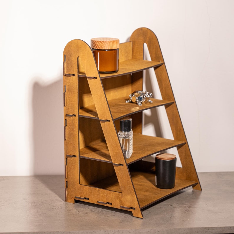 Wooden Retail Shelf, Product Display Stand, Wood Retail Shelving, 4 ...