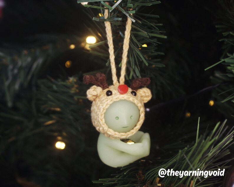 Reindeer Smiski Crochet Pattern PDF – Hangable + Non-hangable Versions ...