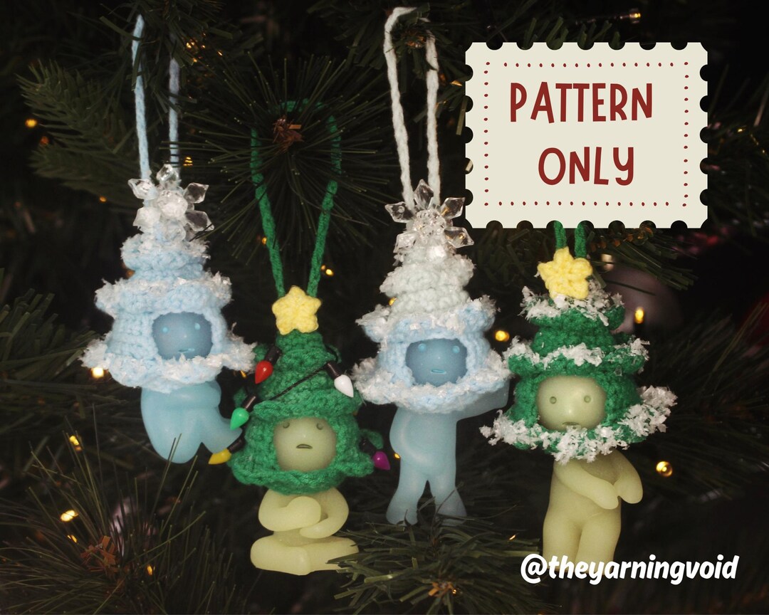 Smiski Christmas Tree Crochet Pattern PDF – Multiple Color Variations ...