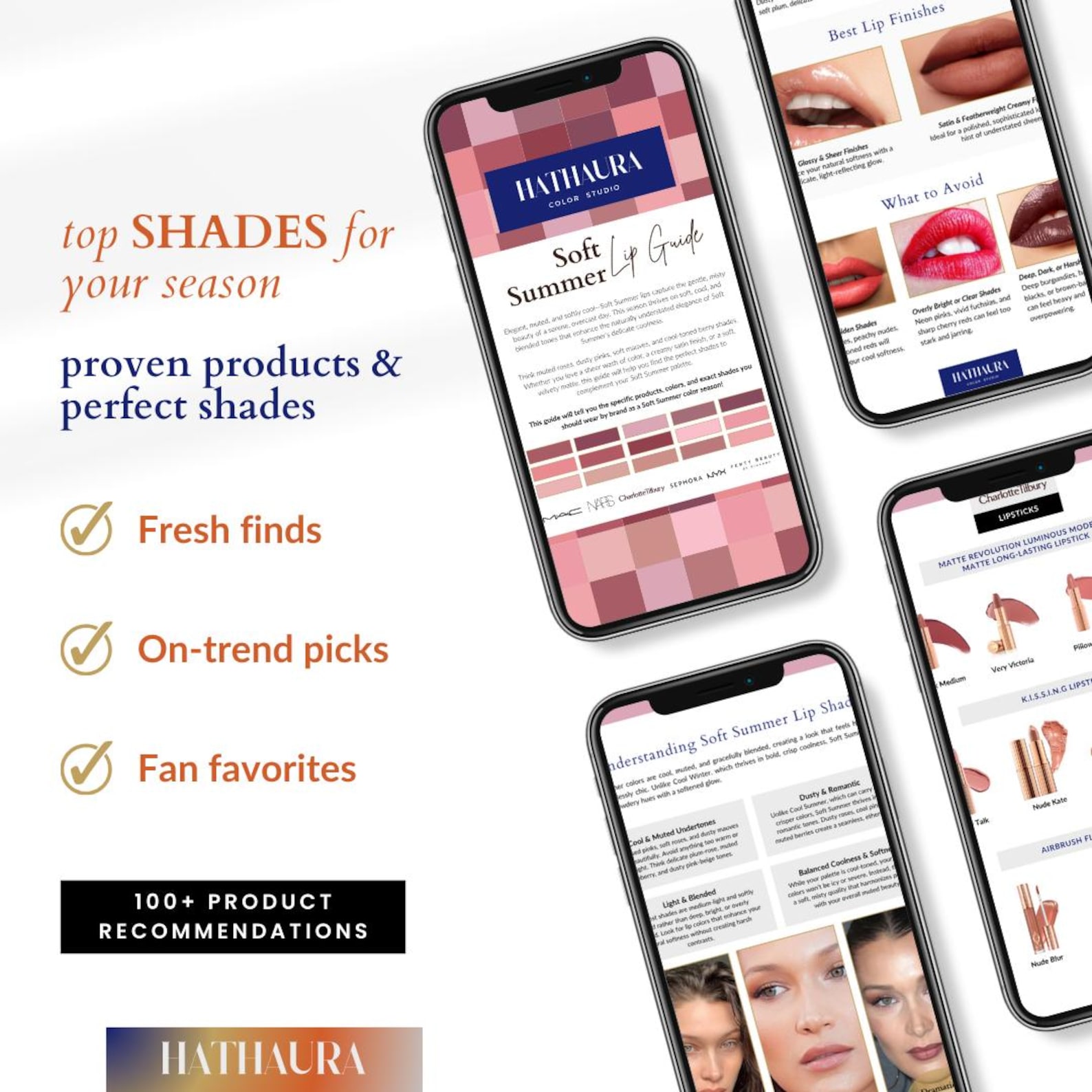 Soft Summer Lip Make-up Guide 100+ Products, Lipstick, Liner, Liquid ...