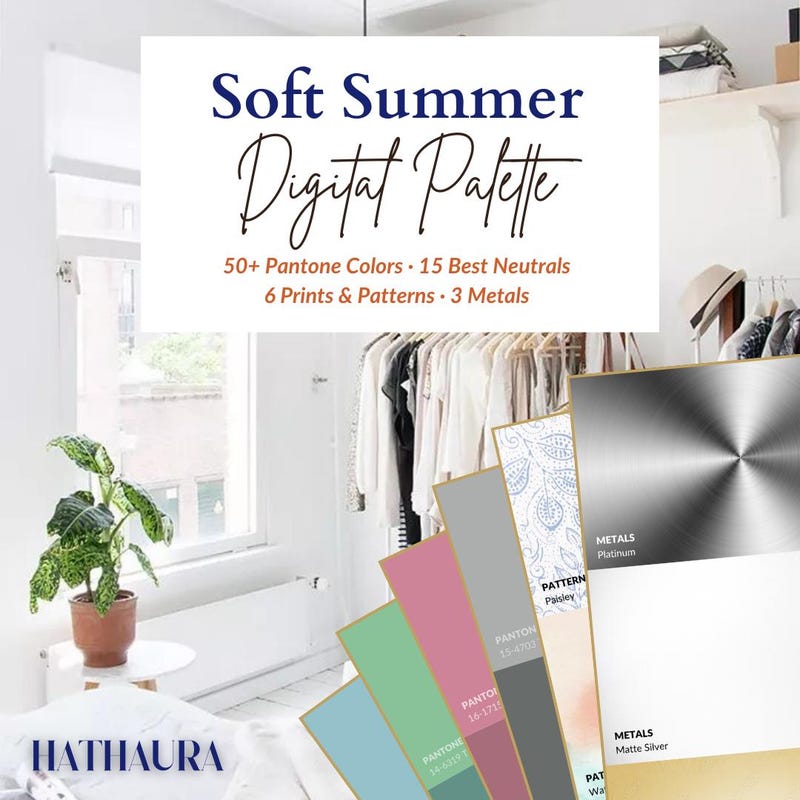 Soft Summer Color Swatches - Etsy