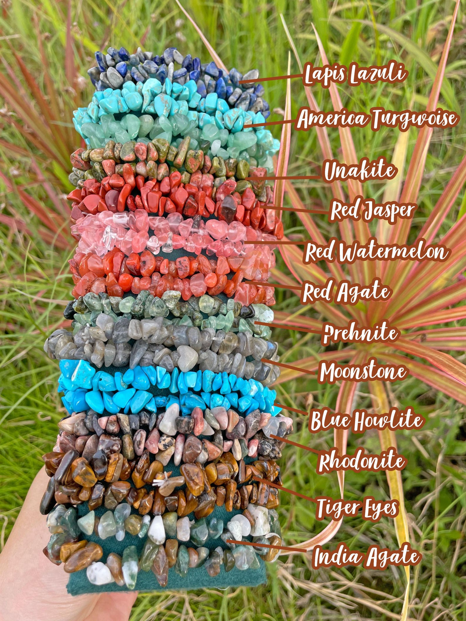 Crystal Chip Bracelet, Aventurine Bracelet, Amethyst Bracelet, Bracelet ...