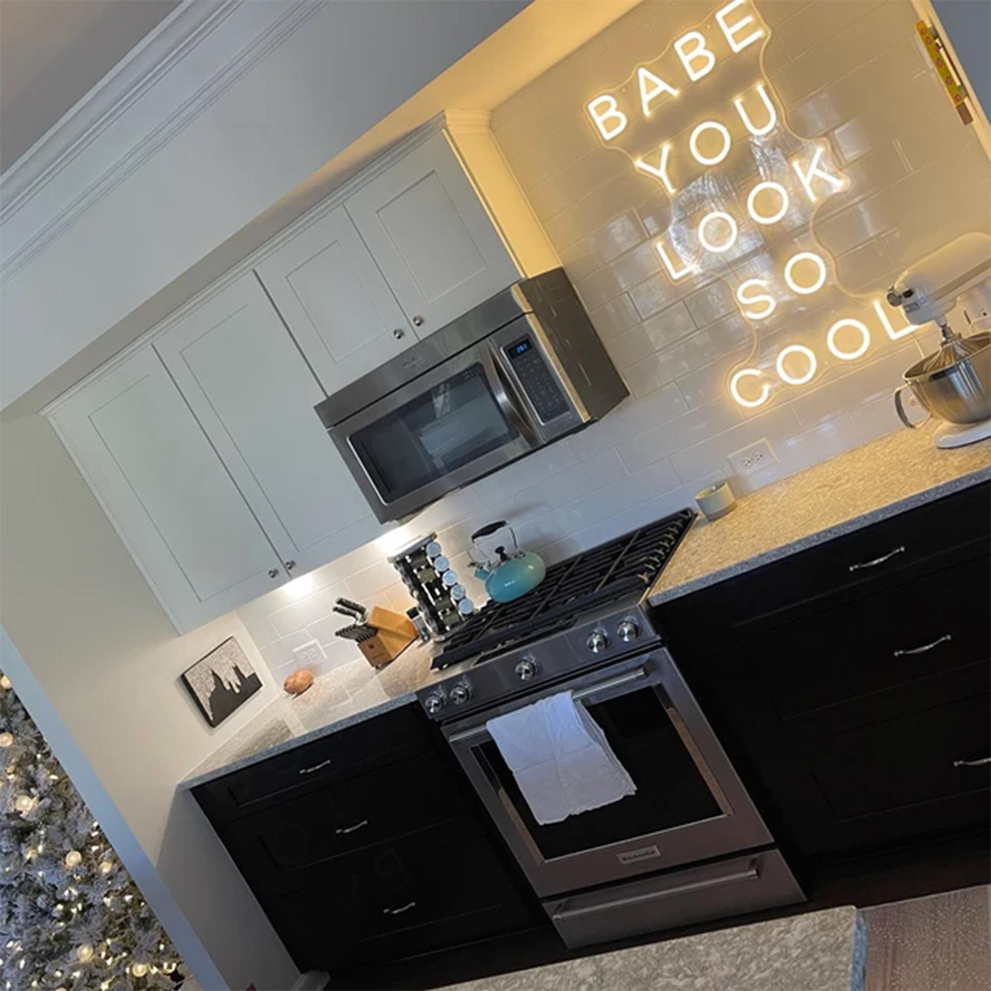 Custom LED Neon Sign, Baby You Look So, Bedroom Decor, Wall Art - Etsy