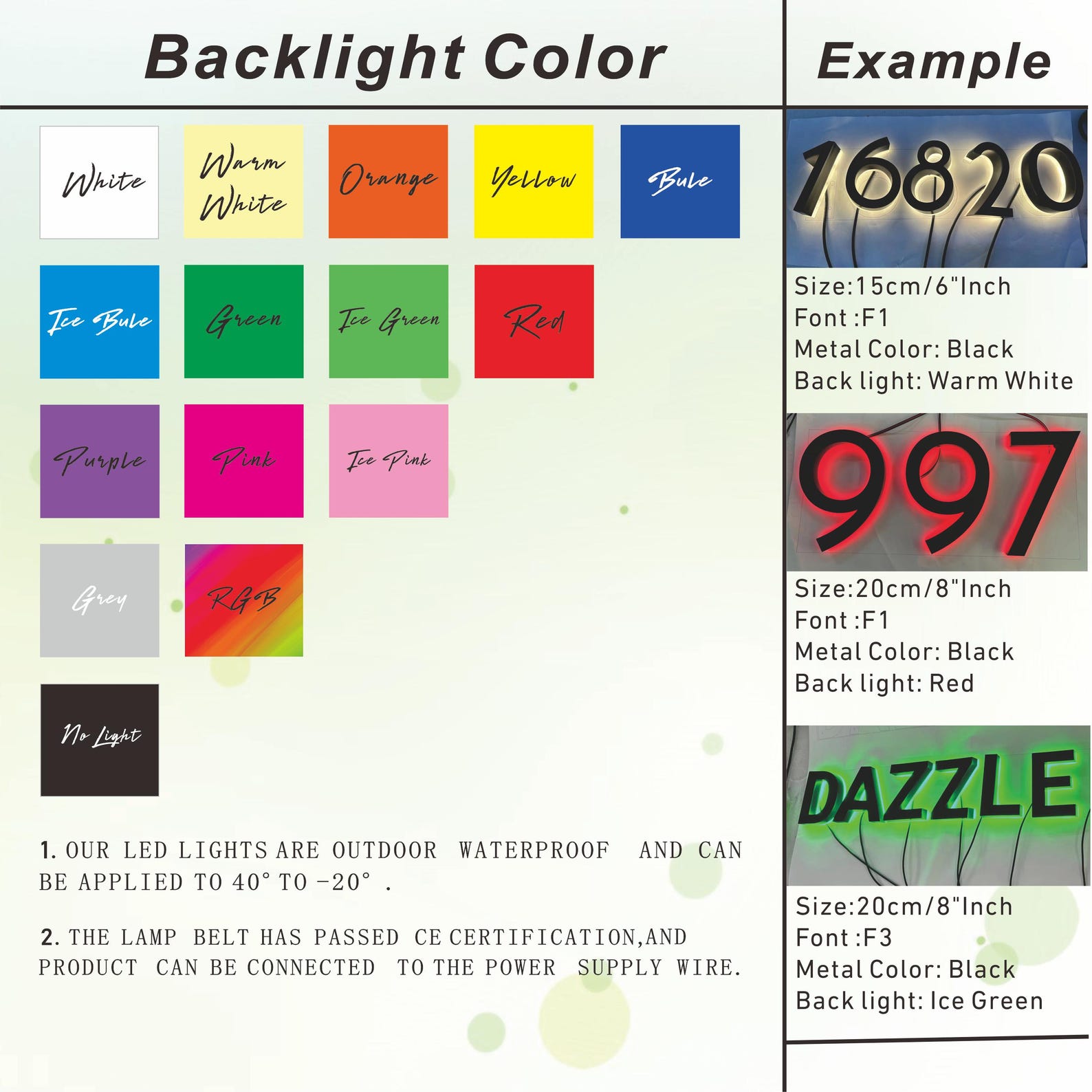 3D Backlit Number Sign,custom House Number Sing,modern Hotle Floating ...