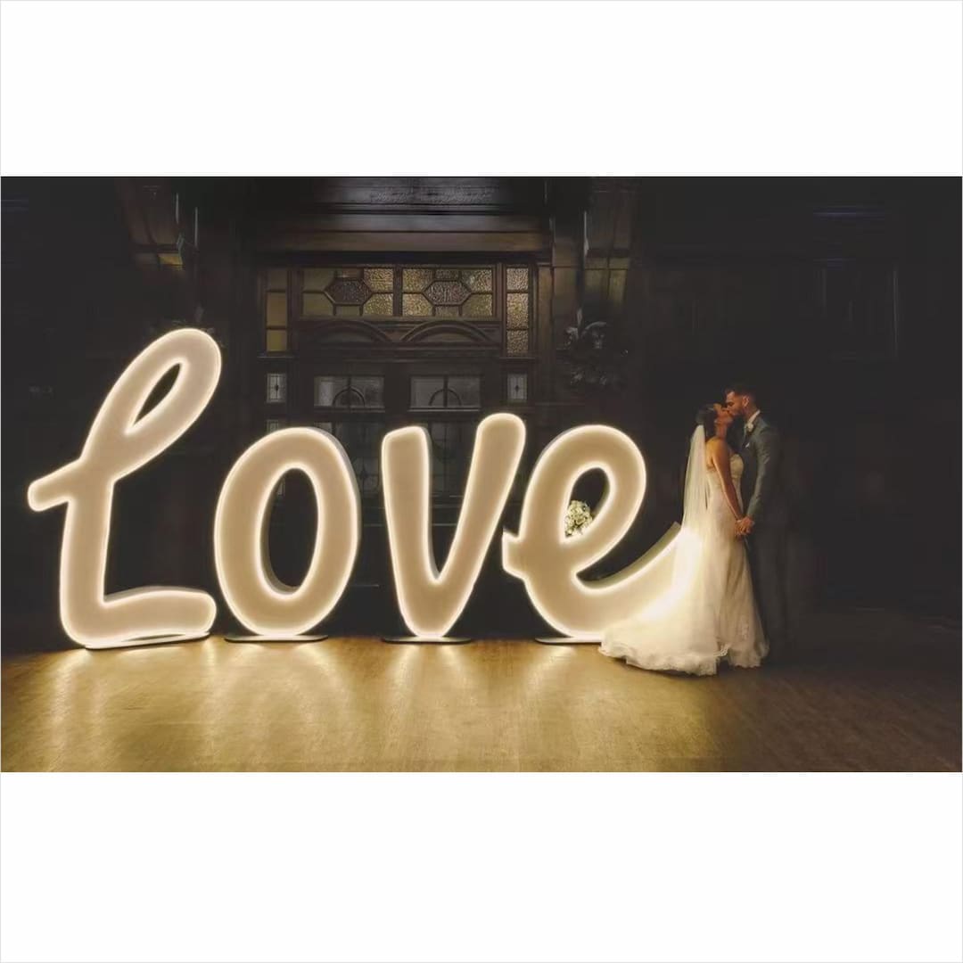 3FT/4FT Marquee Letter,wedding Scene Atmosphere Decor Large Letter ...