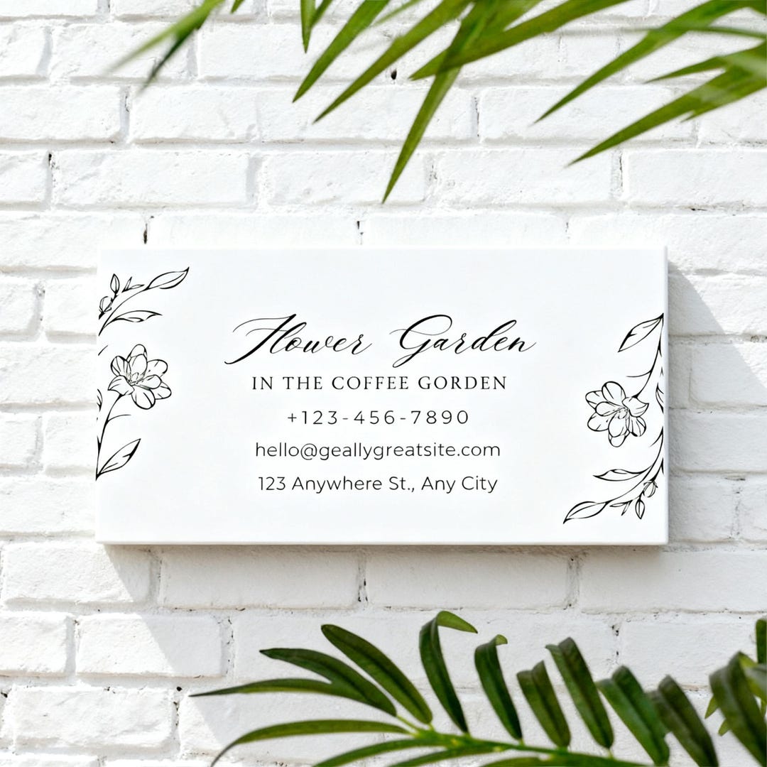 Custom Engraved Stainless Steel Office Sign, Business Logo Door Plaque ...
