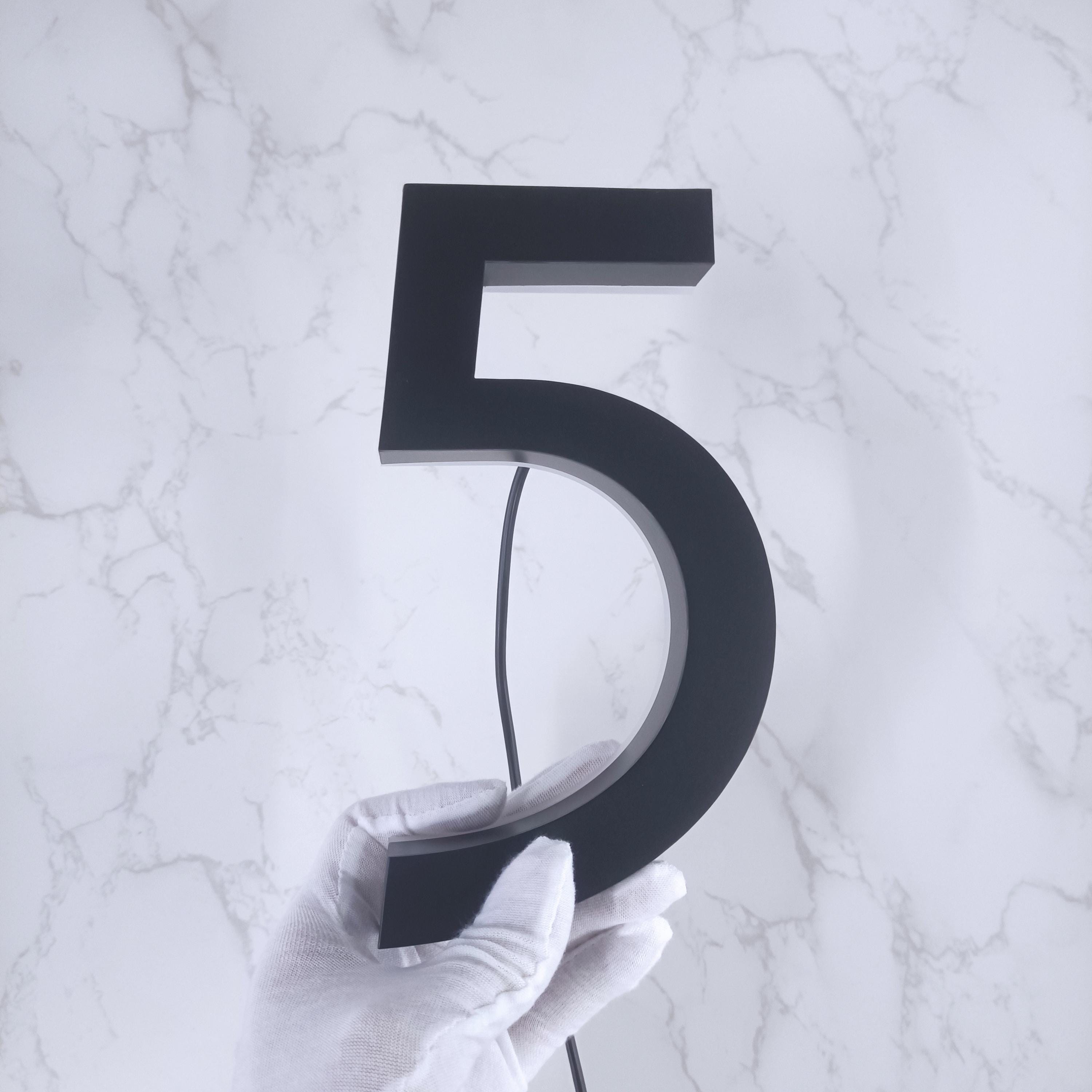 3D Backlit Number Sign,custom House Number Sing,modern Hotle Floating ...