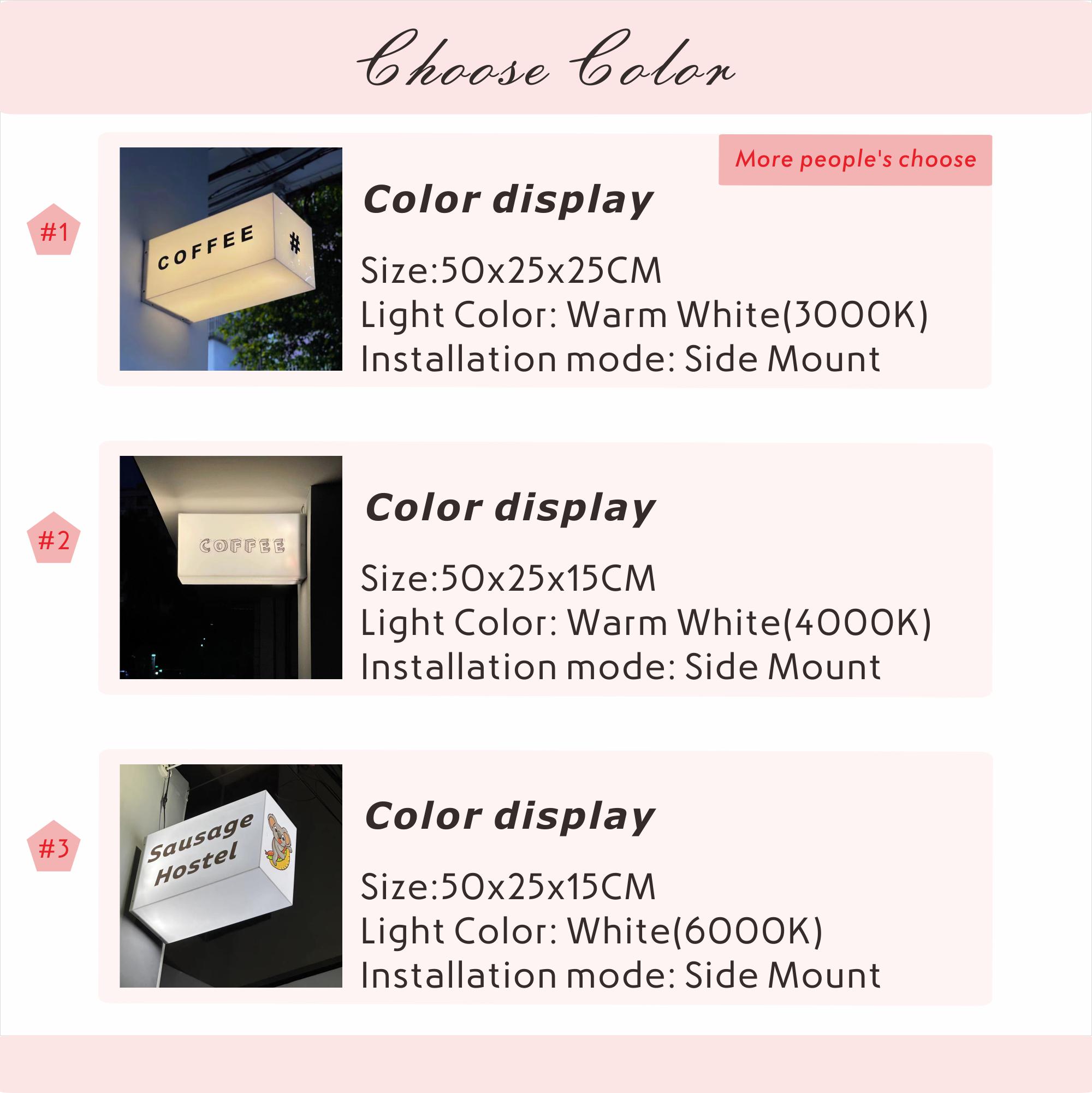 LED Acrylic Light Box,modern Double Sided Light Box Signage,outdoor ...