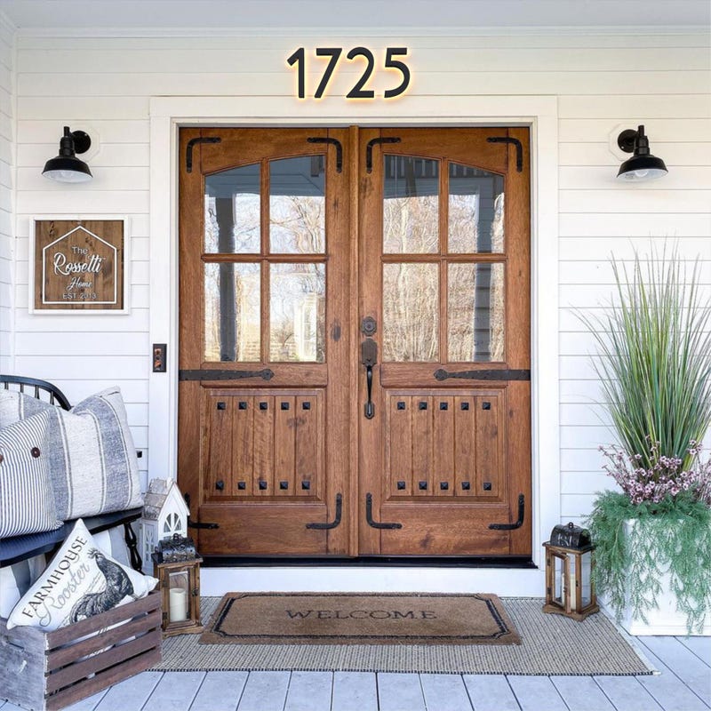 Hotel Room Number Plates - Etsy