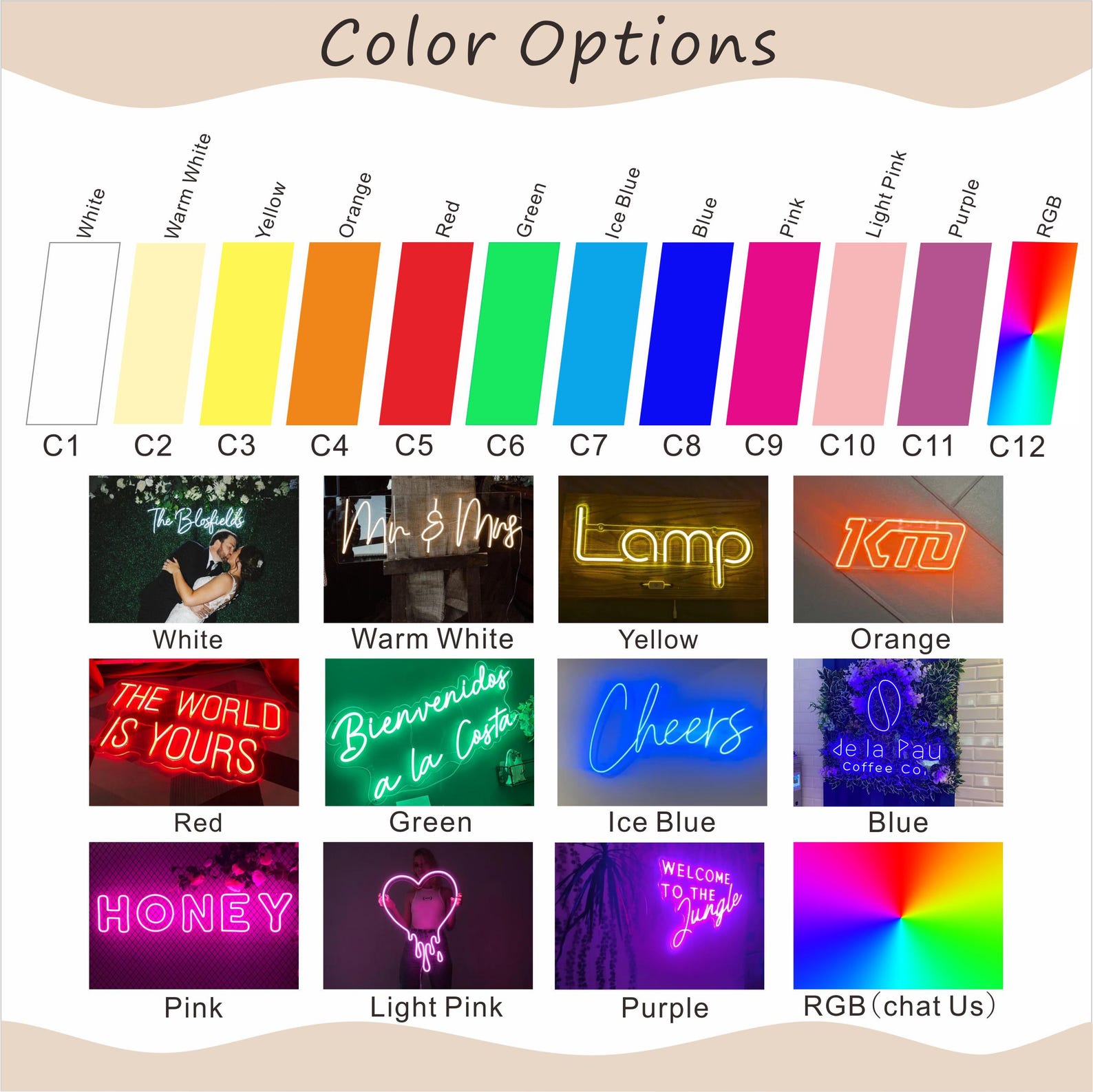 Personalized Wedding Neon Sign, Neon Sign Custom Wedding, Led Name Sign ...