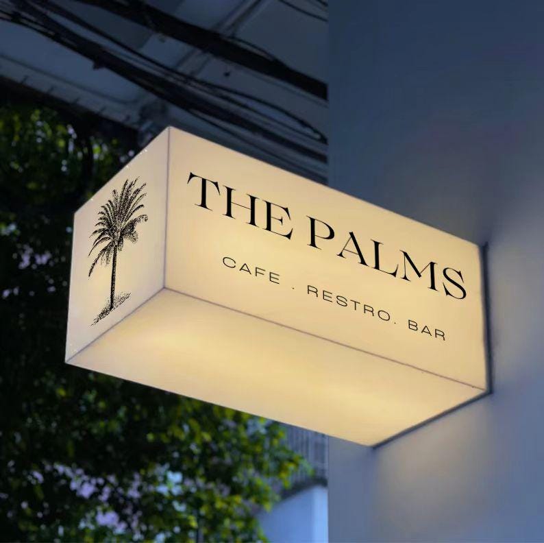 LED Acrylic Light Box,modern Double Sided Light Box Signage,outdoor ...