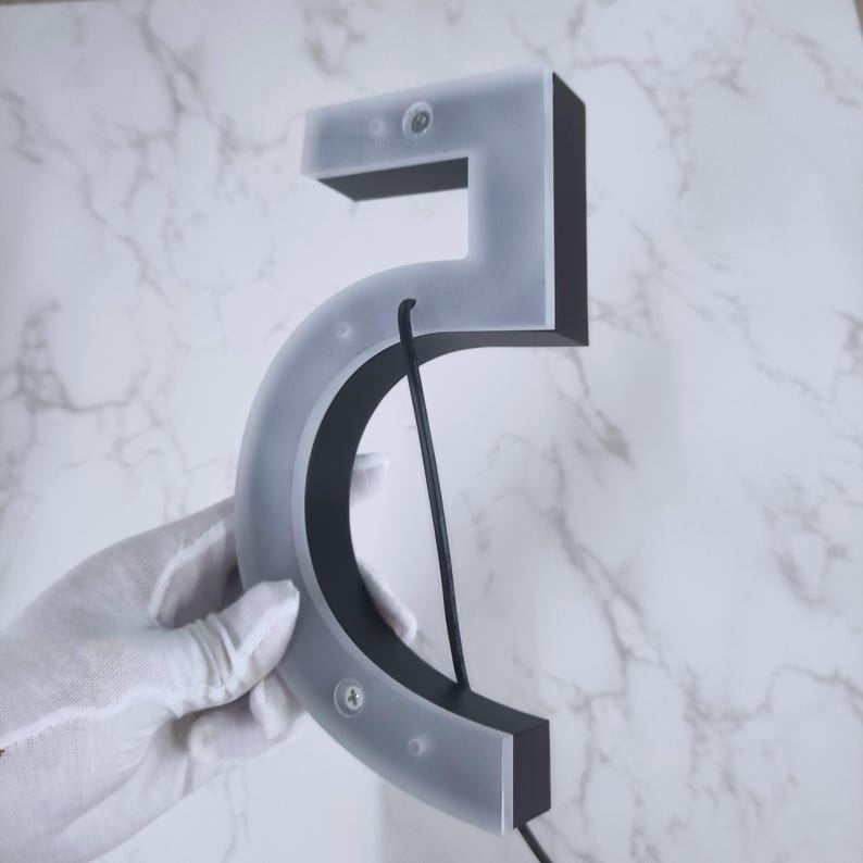 Modern Metal House Number, Hotel Room Numbers Sign, Custom House Number ...