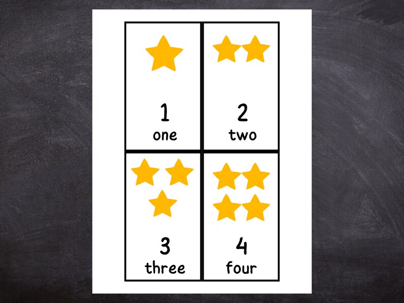 1-20 Number Flashcards, 1-20 Flashcards, Preschool, Kindergarten ...