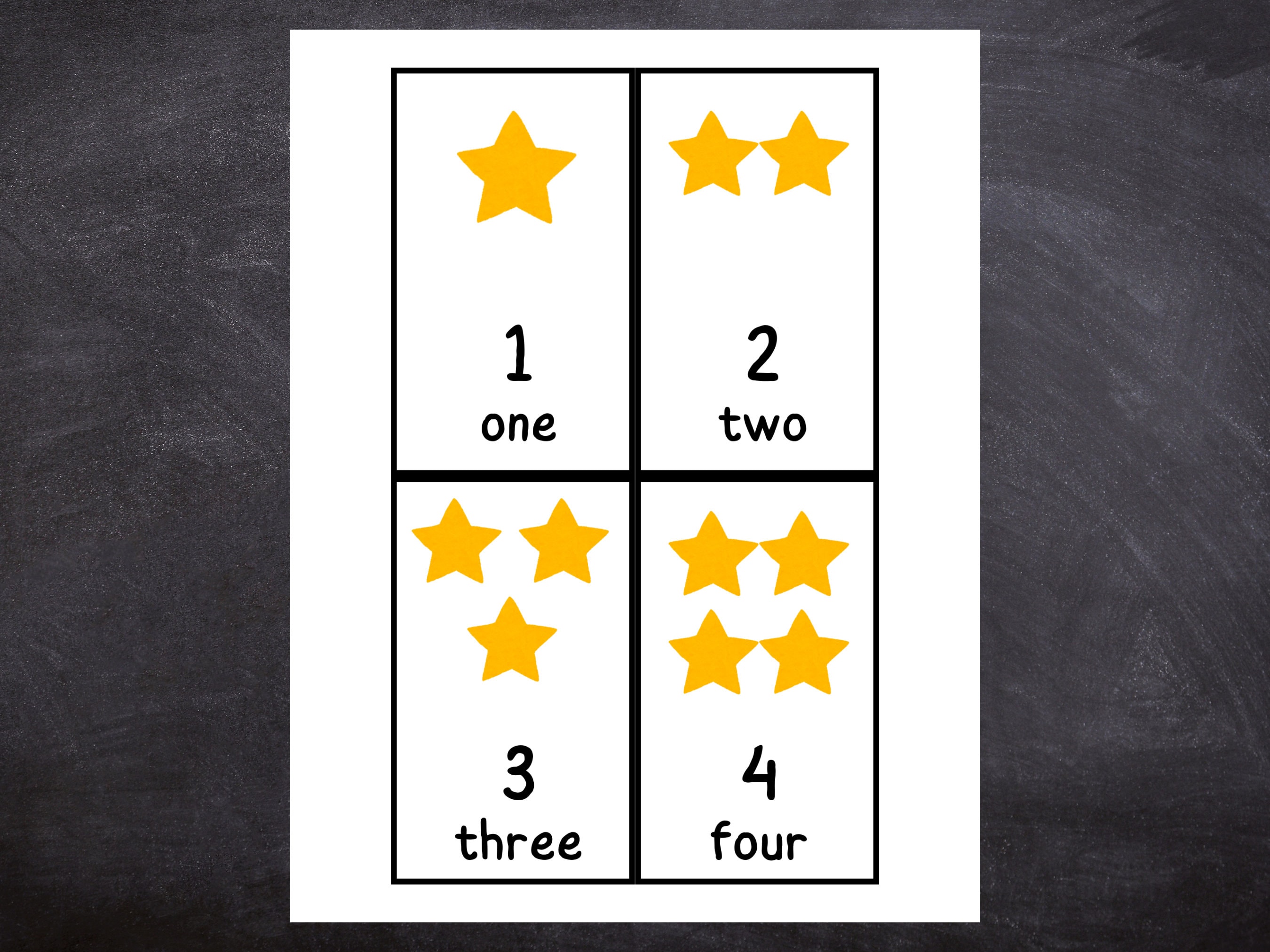 1-20 Number Flashcards, 1-20 Flashcards, Preschool, Kindergarten ...