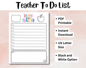 In My Homeschool Era Stylish Homeschool To-do List Organize Your School ...