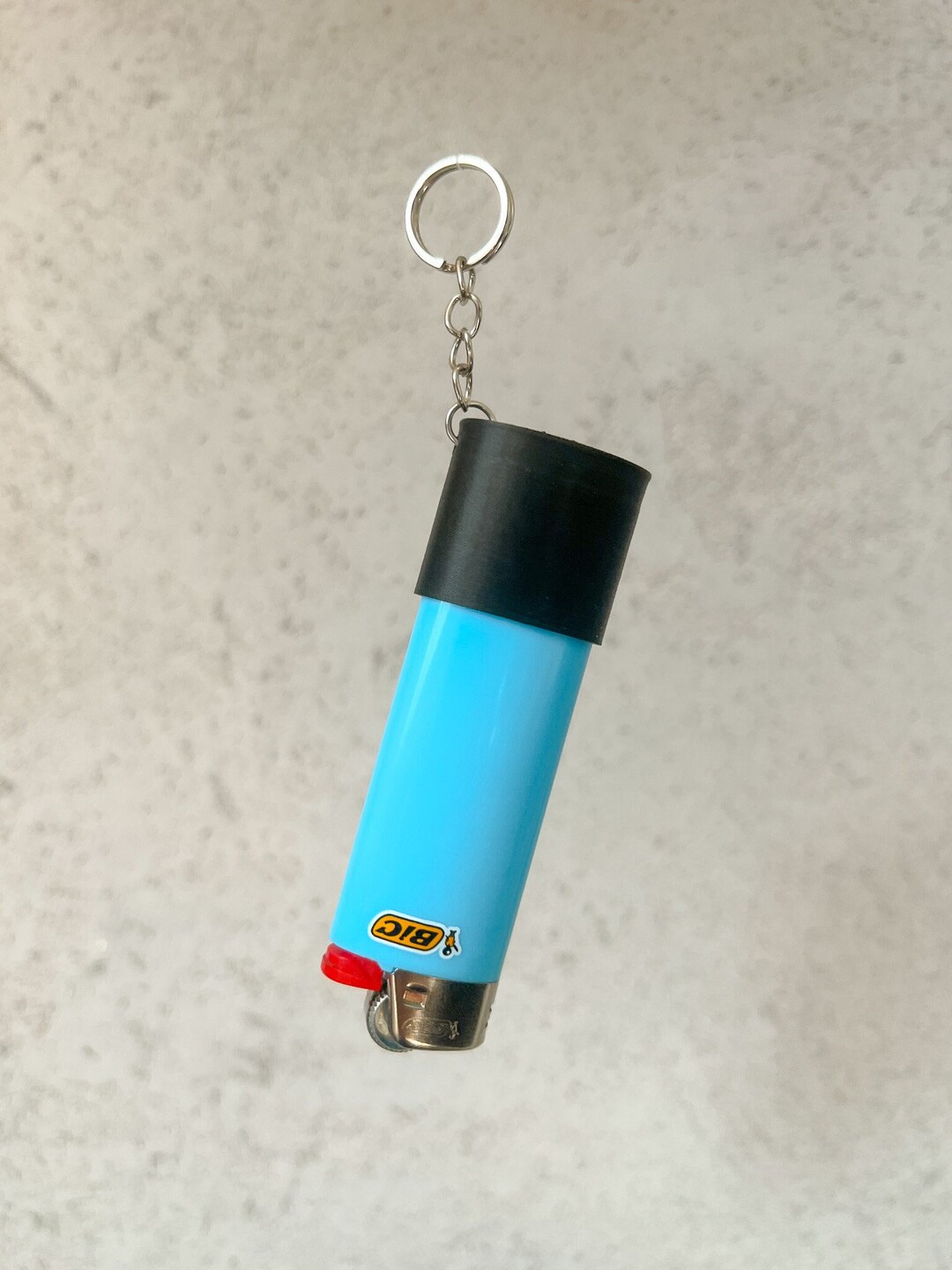 3D Printed Bic Lighter Holder Keychain Durable Case for Standard Bic ...