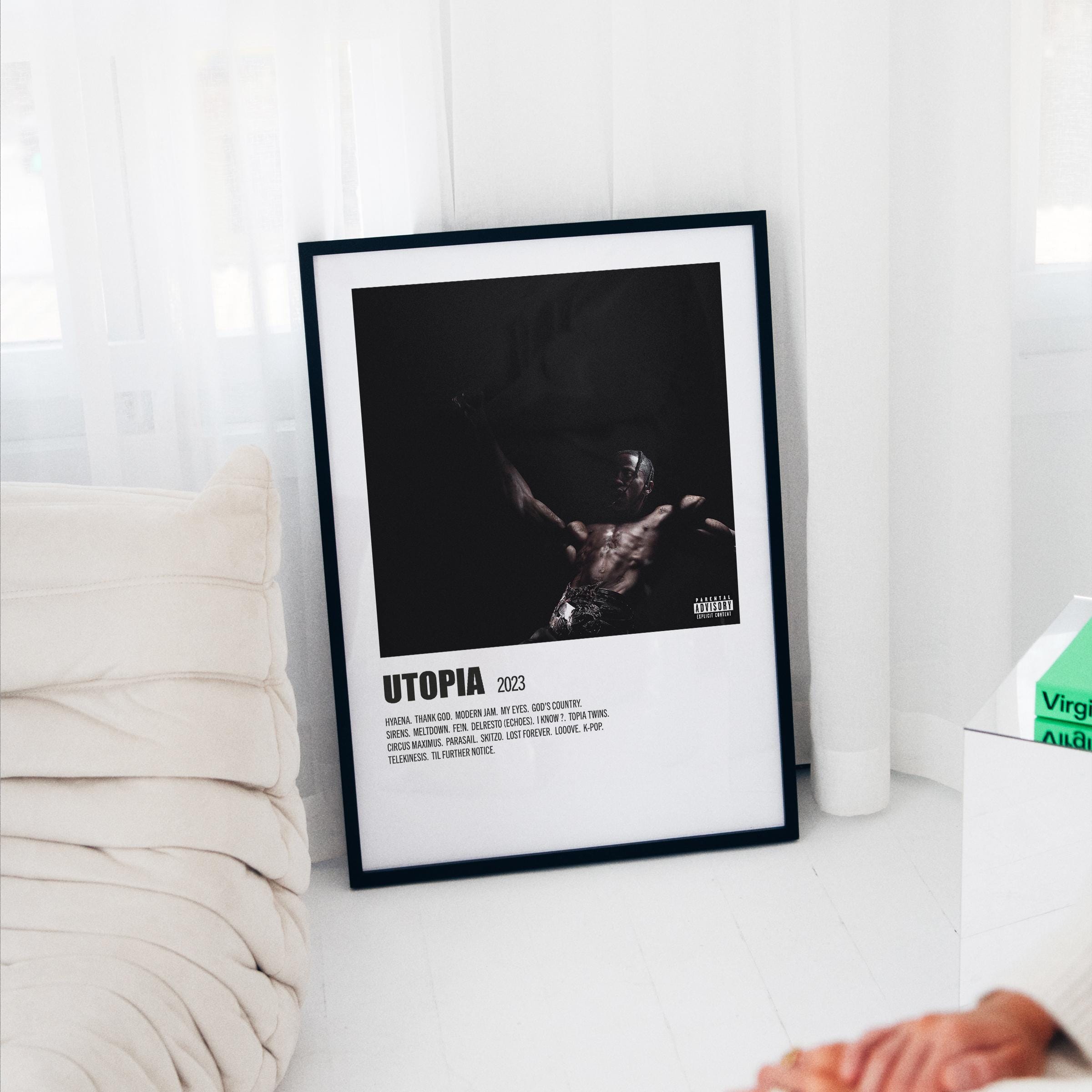 Travis Scott Poster, Travis Scott Print, Travis Scott Wall Art, Travis ...