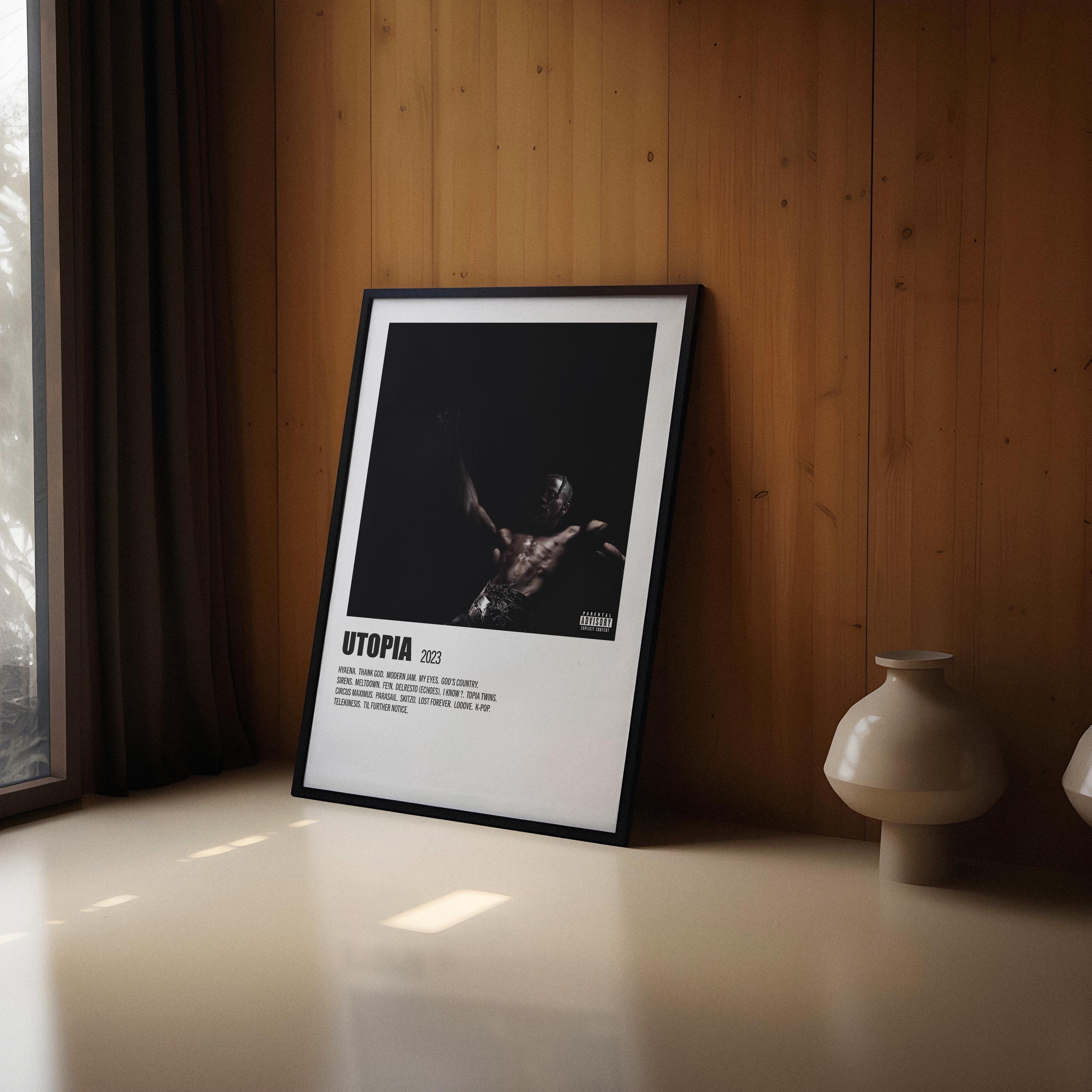 Travis Scott Poster, Travis Scott Print, Travis Scott Wall Art, Travis ...