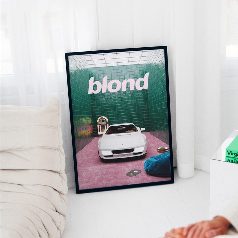Frank Ocean Poster, Blond Poster, Blond Ferrari Poster, Frank Ocean ...