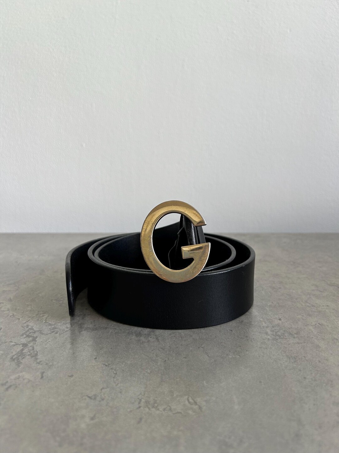 GUCCI G Buckle Leather Womens Belt - Etsy