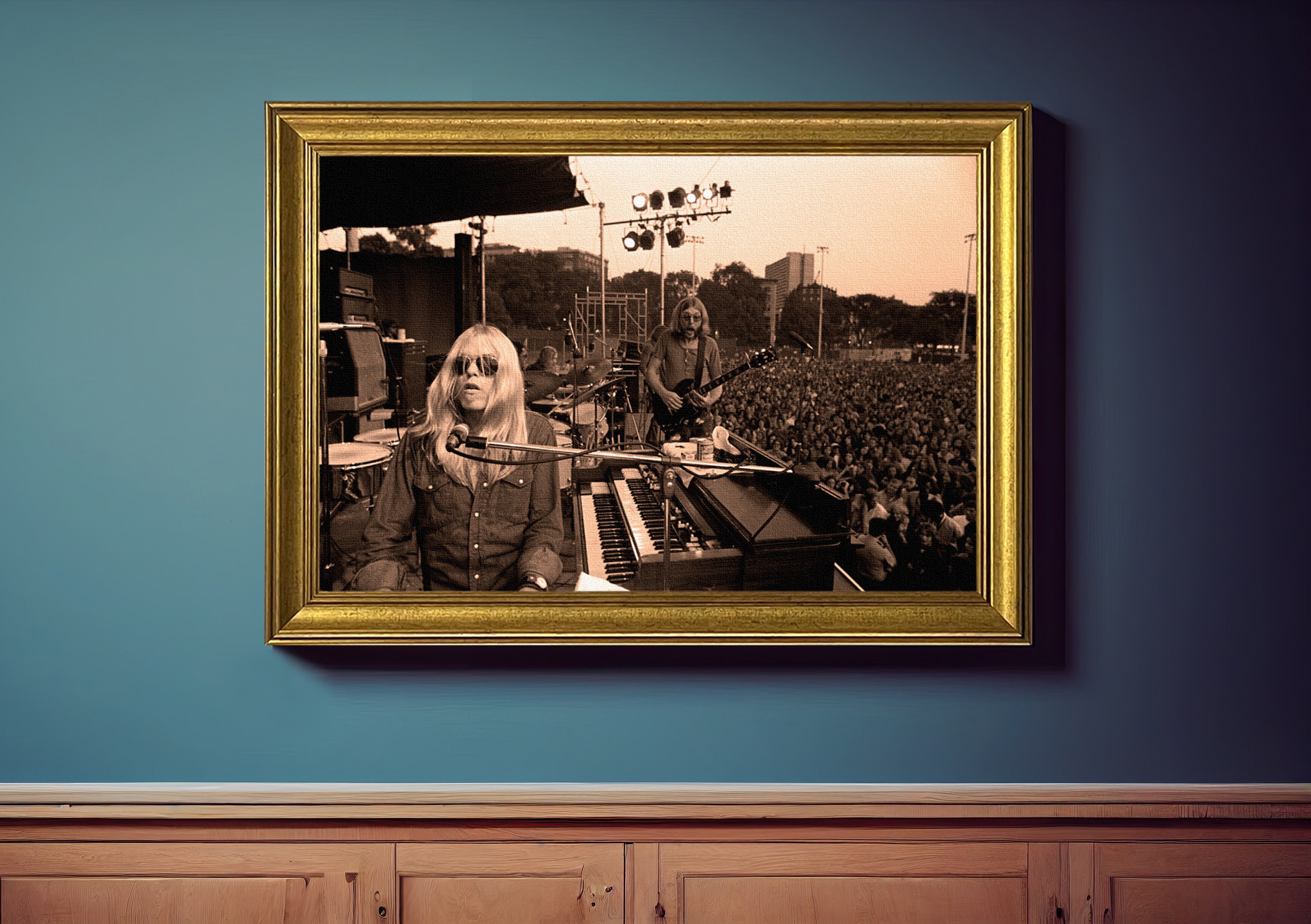 Gregg Allman, Brother Duane Vintage Framed Wall Art, Rodney Gregg ...