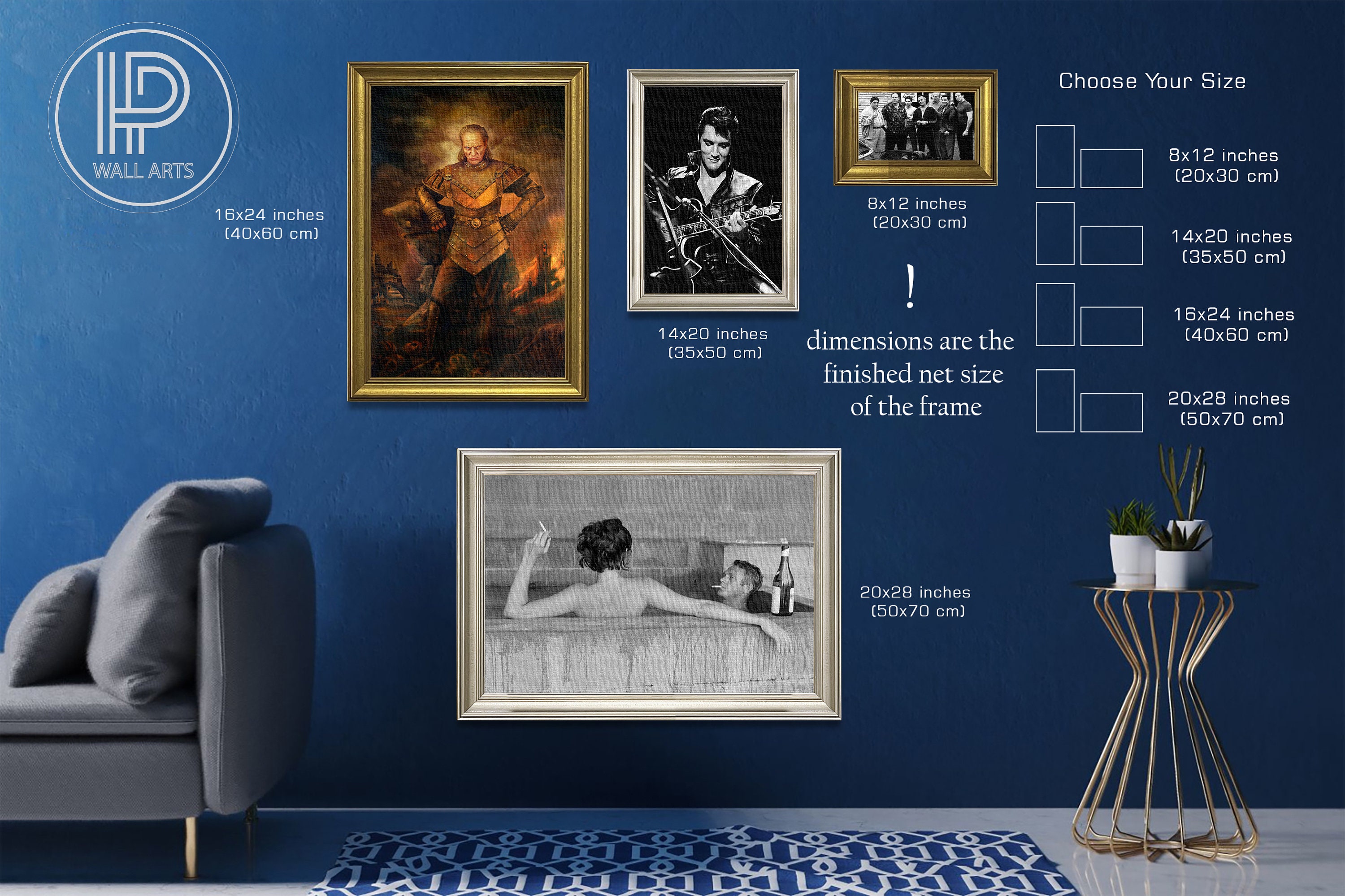 Gregg Allman, Brother Duane Vintage Framed Wall Art, Rodney Gregg ...