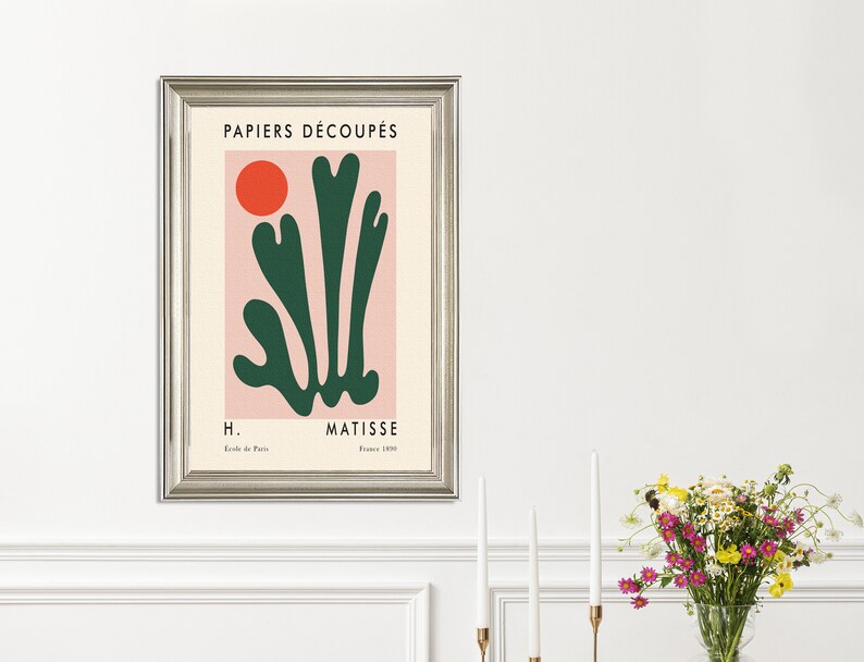 Henri Matisse Exhibition Poster, Matisse Print, Vintage Pink Art, Pop ...