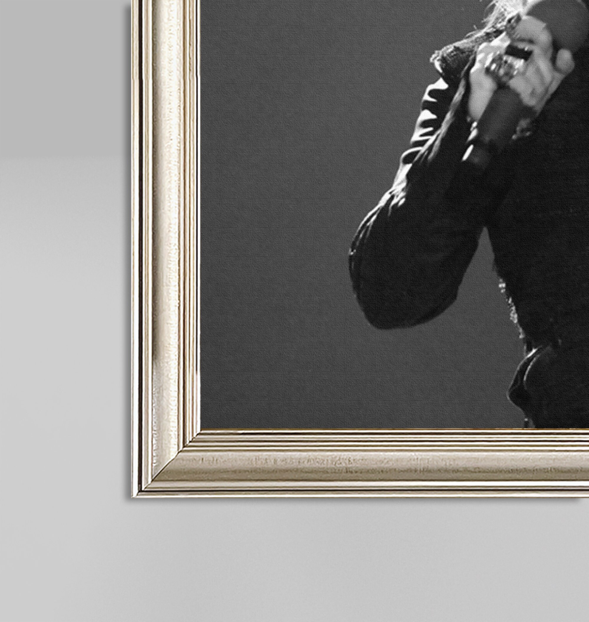 Axl Rose Joins ACDC Vintage Framed Wall Art, Axl Rose Black and White ...