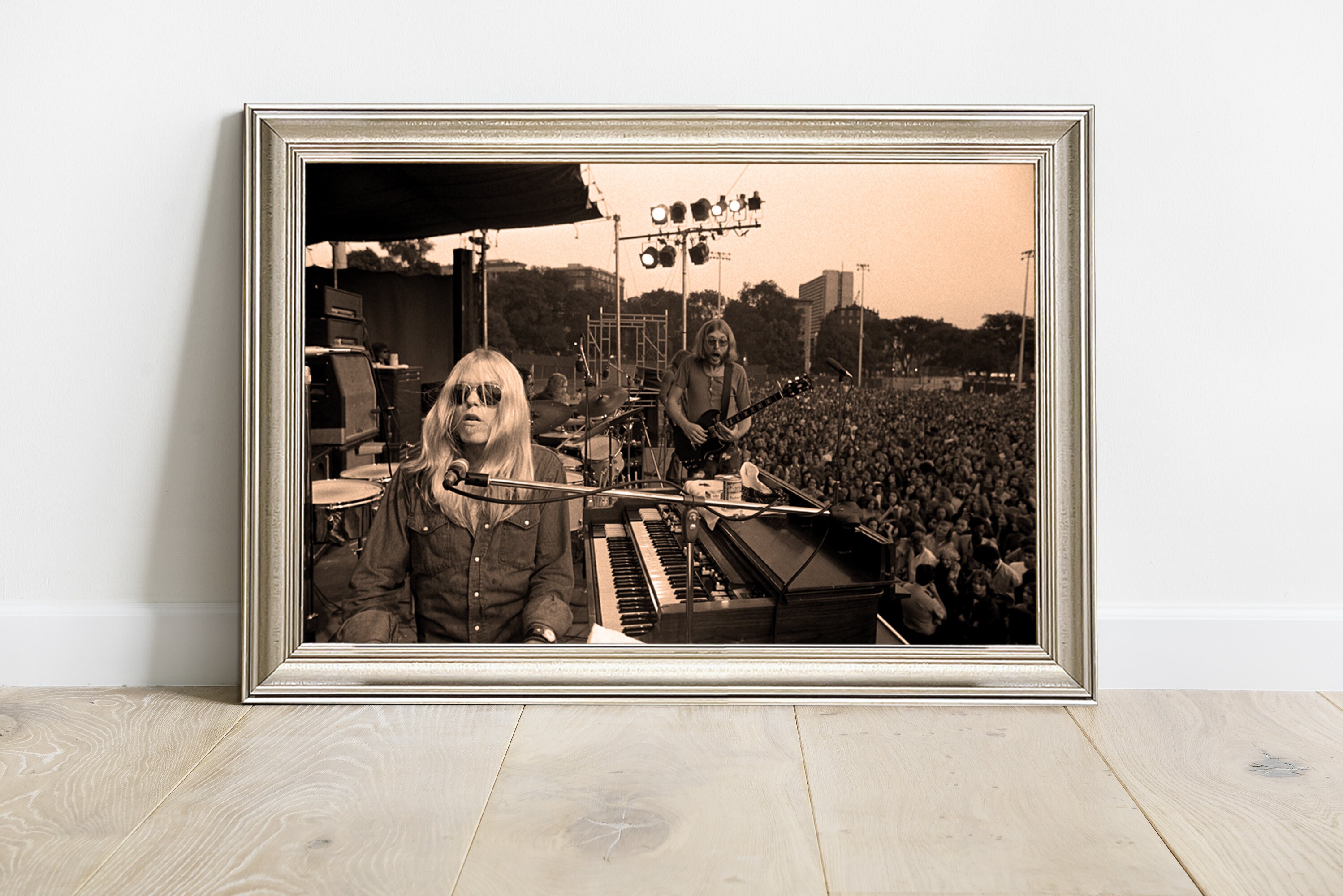 Gregg Allman, Brother Duane Vintage Framed Wall Art, Rodney Gregg ...