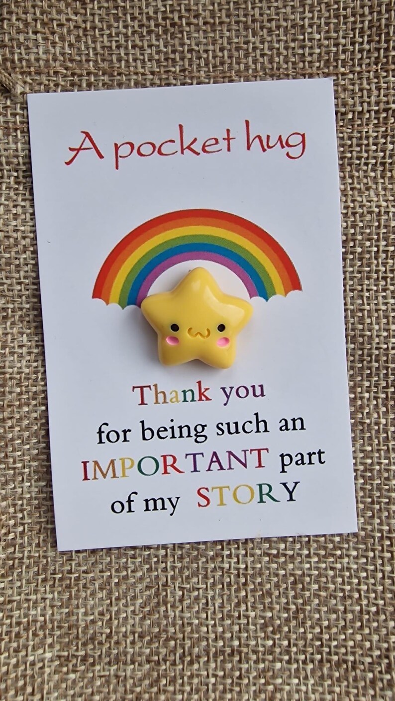 Pocket Hug Star Cute Gift Idea - Etsy