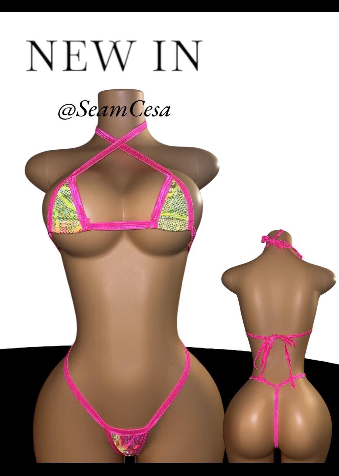 Micro , Microkini Thong , Exotic Dance Wear - Etsy