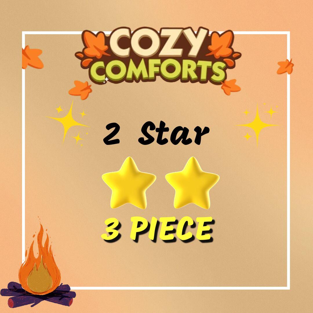 Monopoly 2 Star Sticker - 3 Pieces (set 2-14) - Etsy