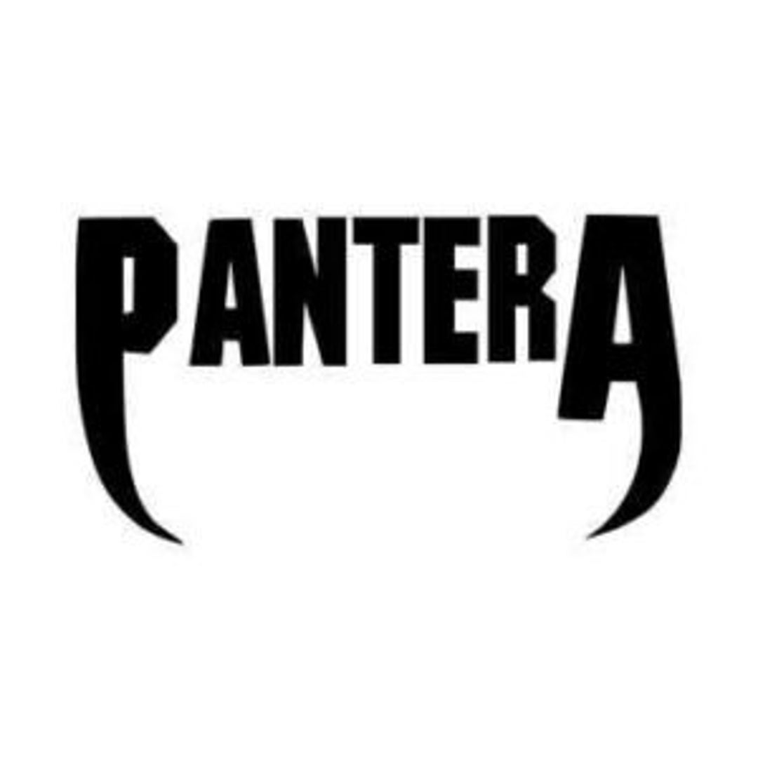 Pantera Logo Rock Decal Sticker Holographic for Car Laptop Water Bottle ...