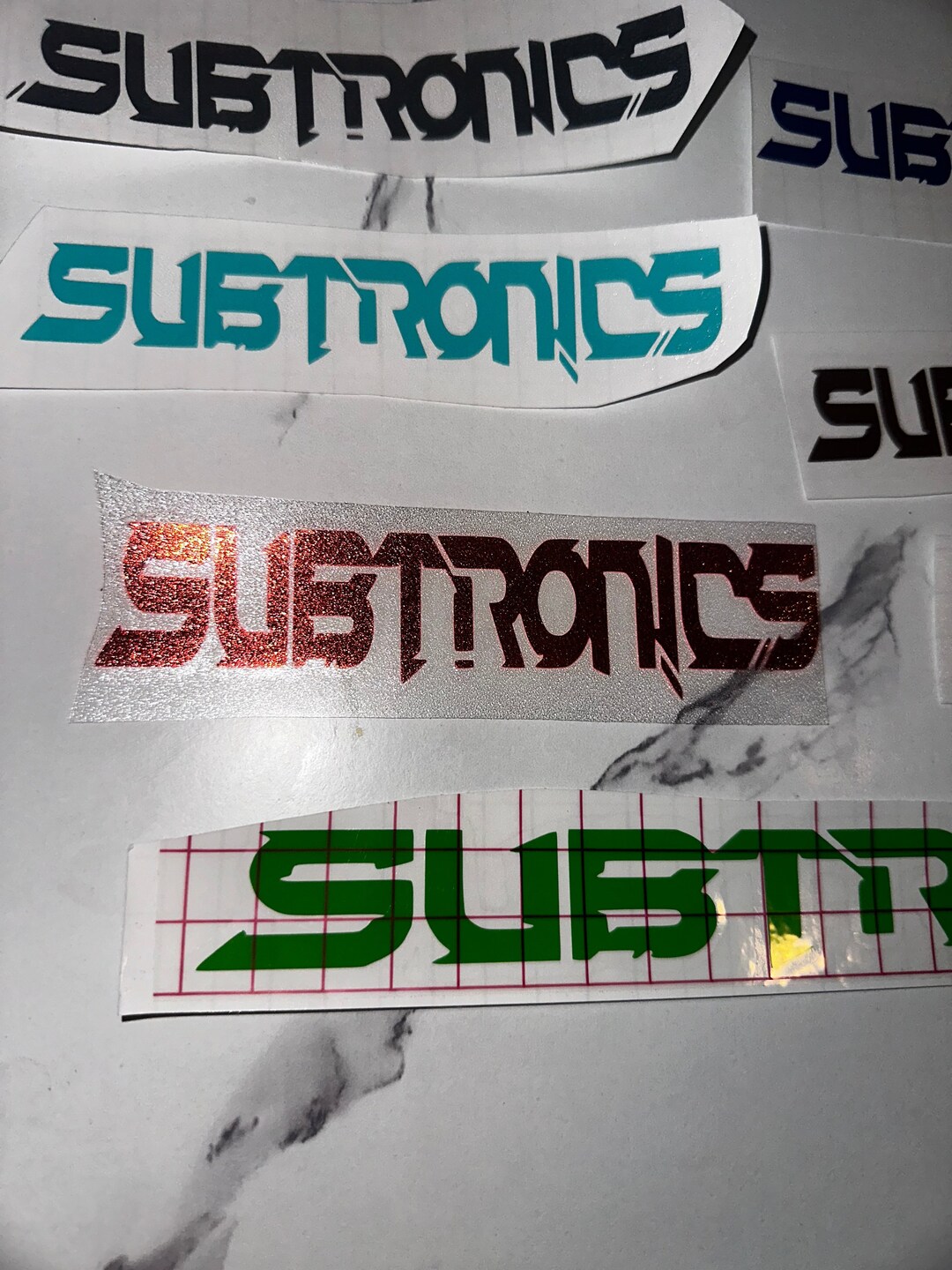 Subtronics Letters Decal Sticker Slap EDM DJ Dubstep Festival Many ...