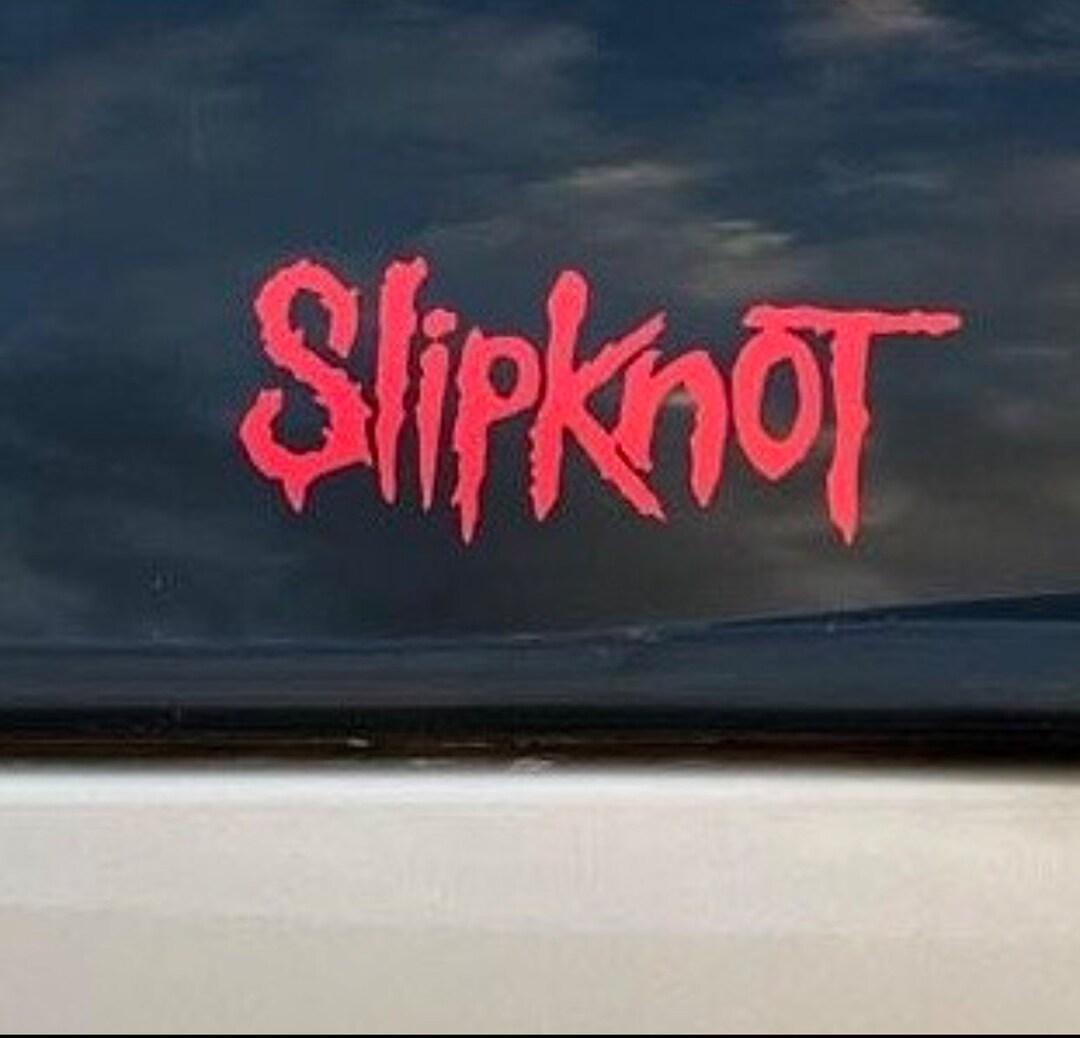 Slipknot Logo Decal Sticker Holographic for Car Laptop Water Bottle ...
