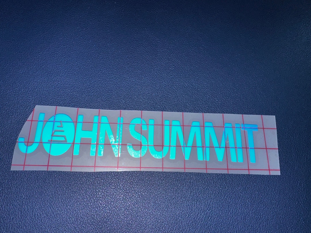 John Summit Dj Logo Sticker Decal for Car Laptop Permanent Outdoor ...