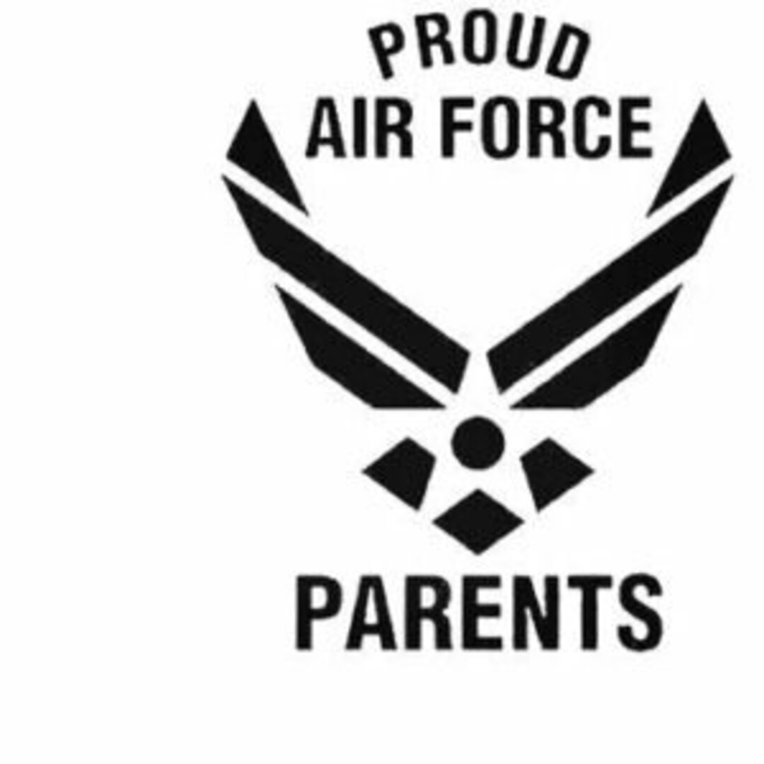 Proud Air Force Parents Military Decal Sticker Holographic for Car ...