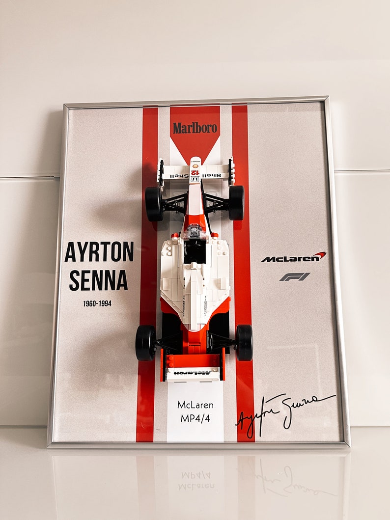 Custom Frame for Lego Set 10330 Mclaren MP4/4 Ayrton Senna - Etsy