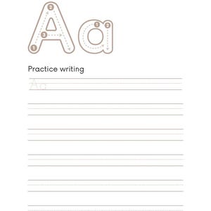 Alphabet Book, Back to School, Letters A-Z, Elementary, Simple and ...