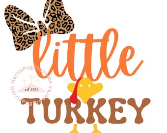 CUSTOMIZABLE, Thanksgiving Turkey, Little Girl, PNG File, Downloadable ...