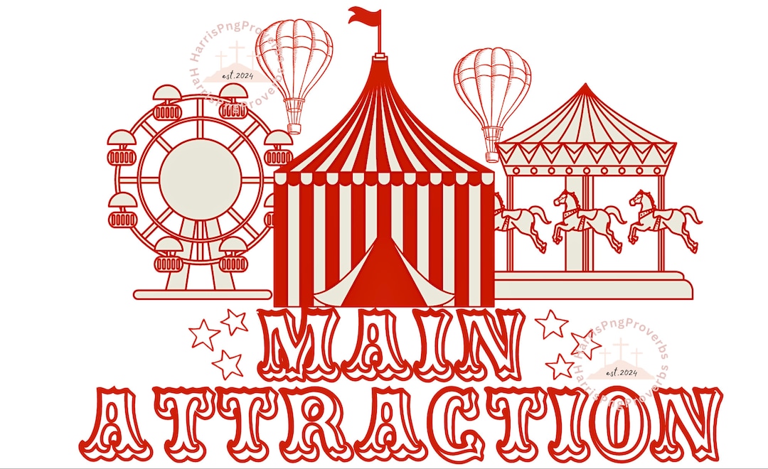 Circus Birthday, Main Attraction, Ring Leader, Sublimation, Vinyl ...